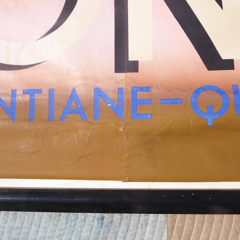 Monumental Bonal Poster by A.M. Cassandre at 1stDibs