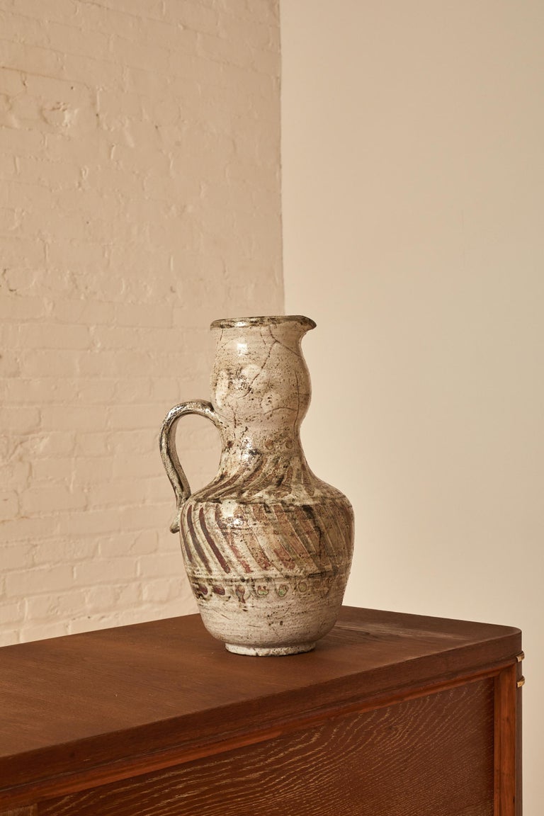 Monumental Ceramic Ewer by Max Boissaud For Sale at 1stDibs