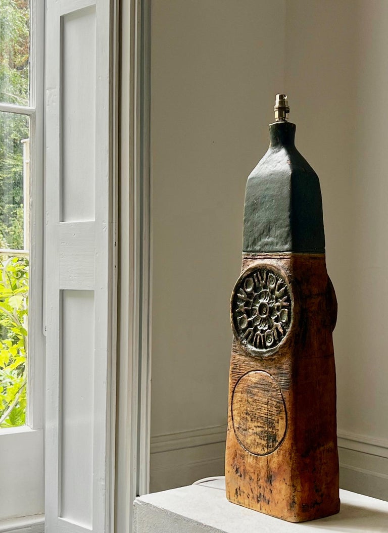 Monumental Ceramic Table Lamp by Alan Wallwork, England, 1964 For Sale ...