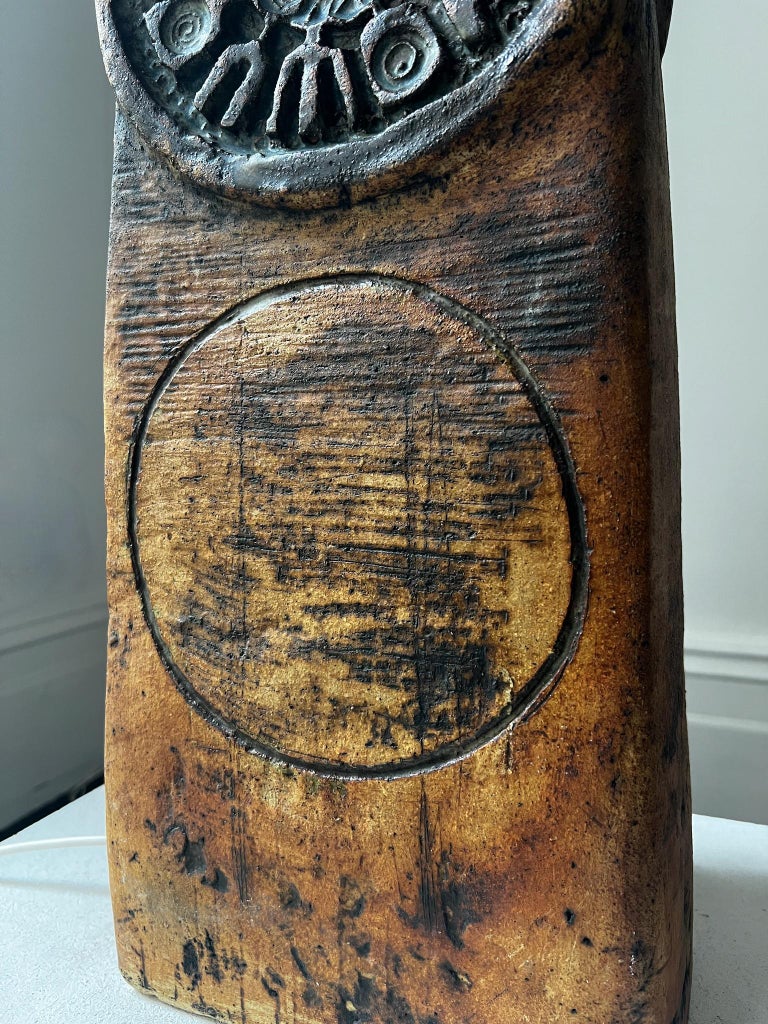 Monumental Ceramic Table Lamp by Alan Wallwork, England, 1964 For Sale ...