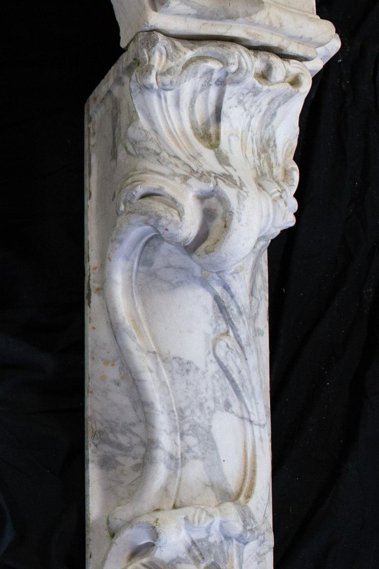 Marble Fireplace-Chimney Piece, 18th Century For Sale at 1stDibs