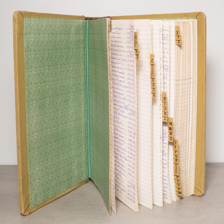 Monumental Civil Register Books, circa 1960 For Sale at 1stDibs