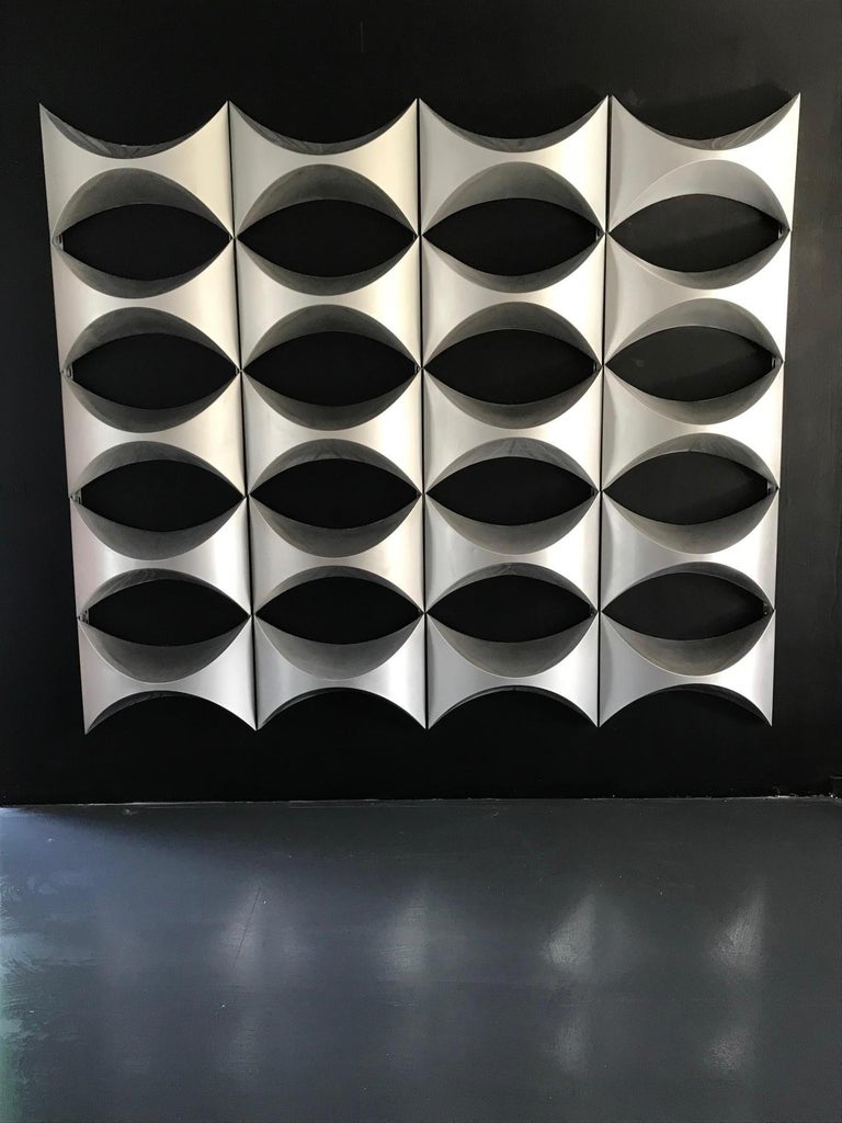 Monumental Decorative Wall Panel, Element of French Architecture, 1970 ...