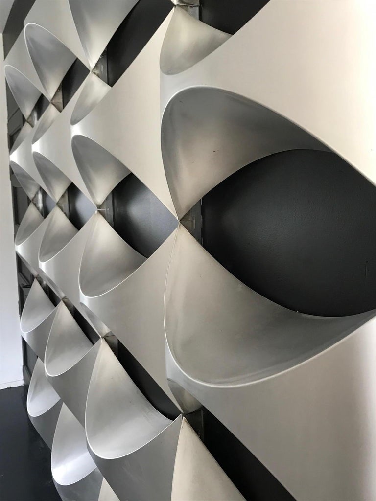 Monumental Decorative Wall Panel, Element of French Architecture, 1970 ...