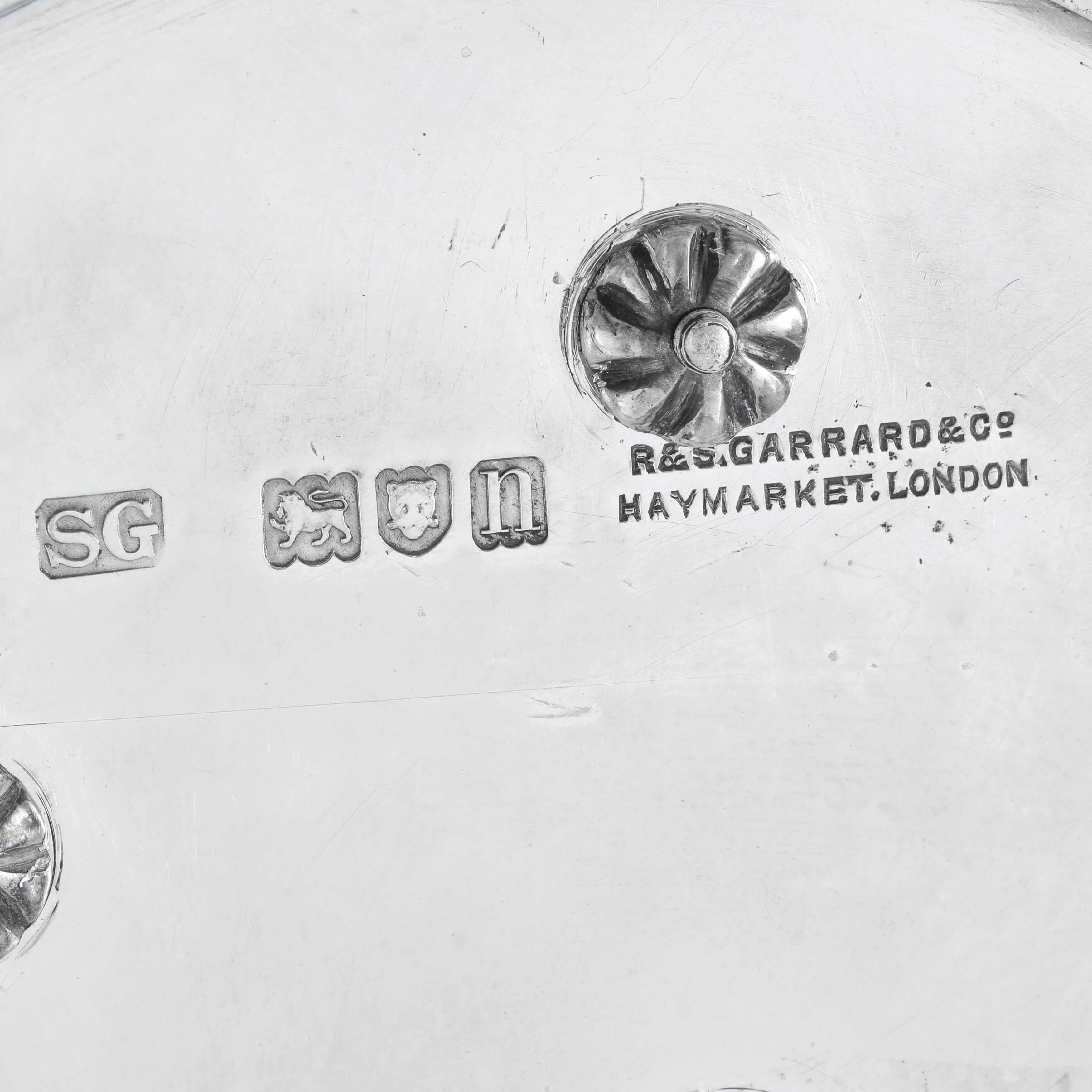 Monumental Edwardian Sterling Silver Ink Stand - Egyptian Revival ...