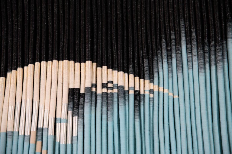 Monumental Fiber Art Textile Wall Sculpture "Flight" by Barbara Barron ...