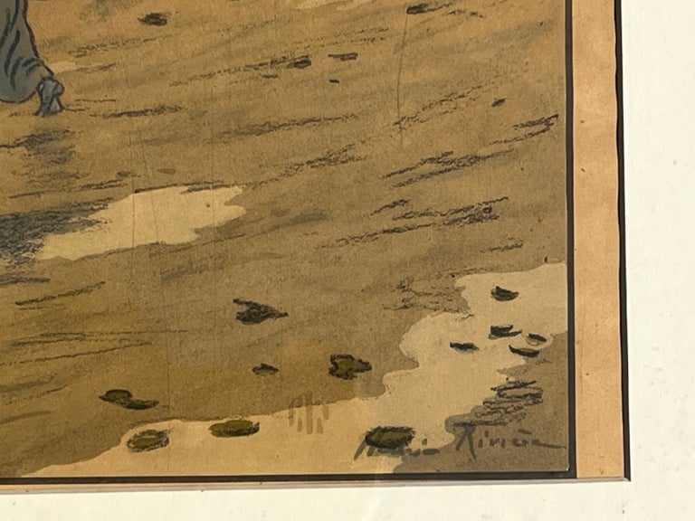 Monumental French Color Print by Henri Riviere Late 19th or Early 20th ...