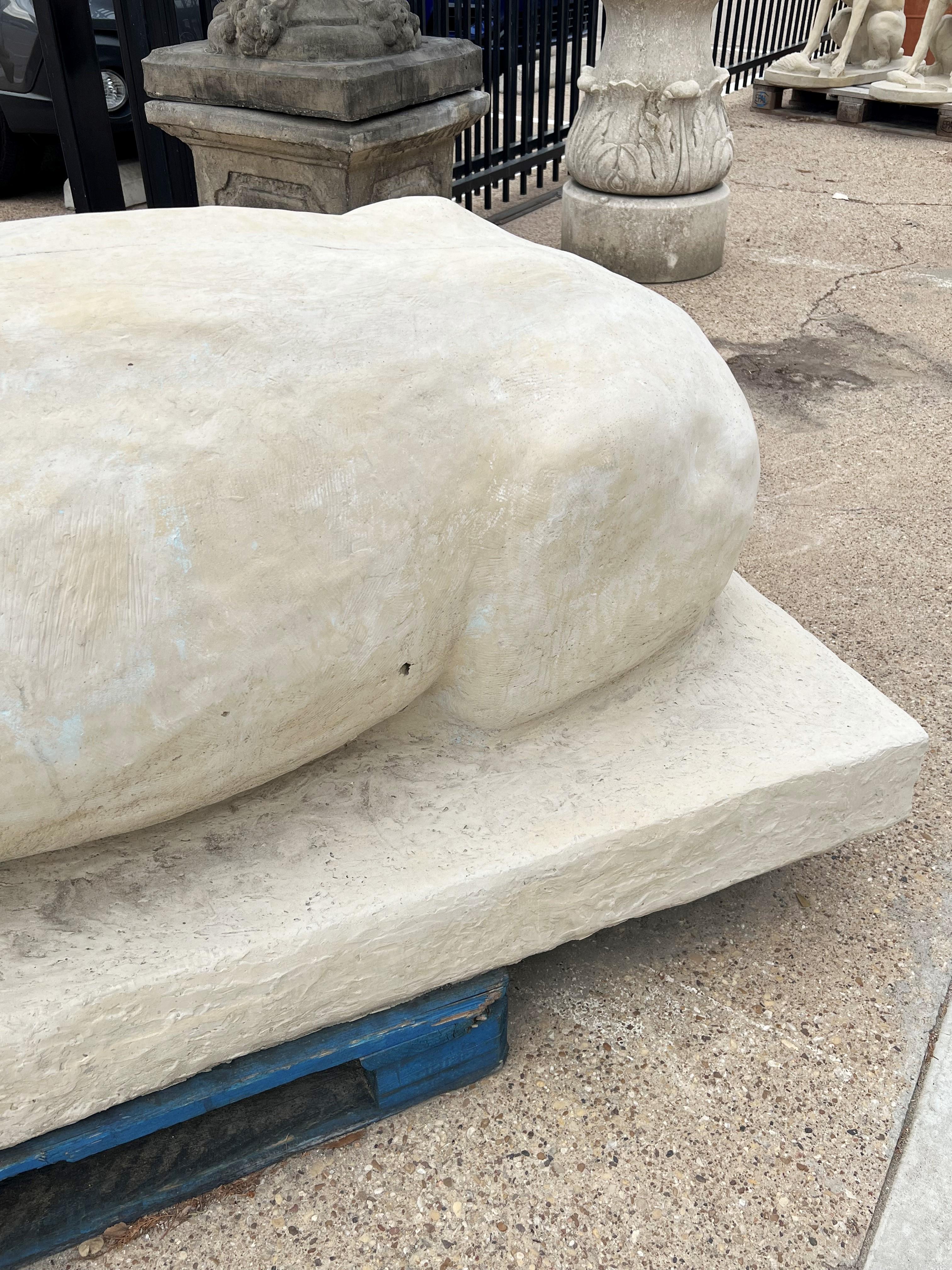 Monumental French Recumbent Garden Stag in Cast Stone at 1stDibs ...