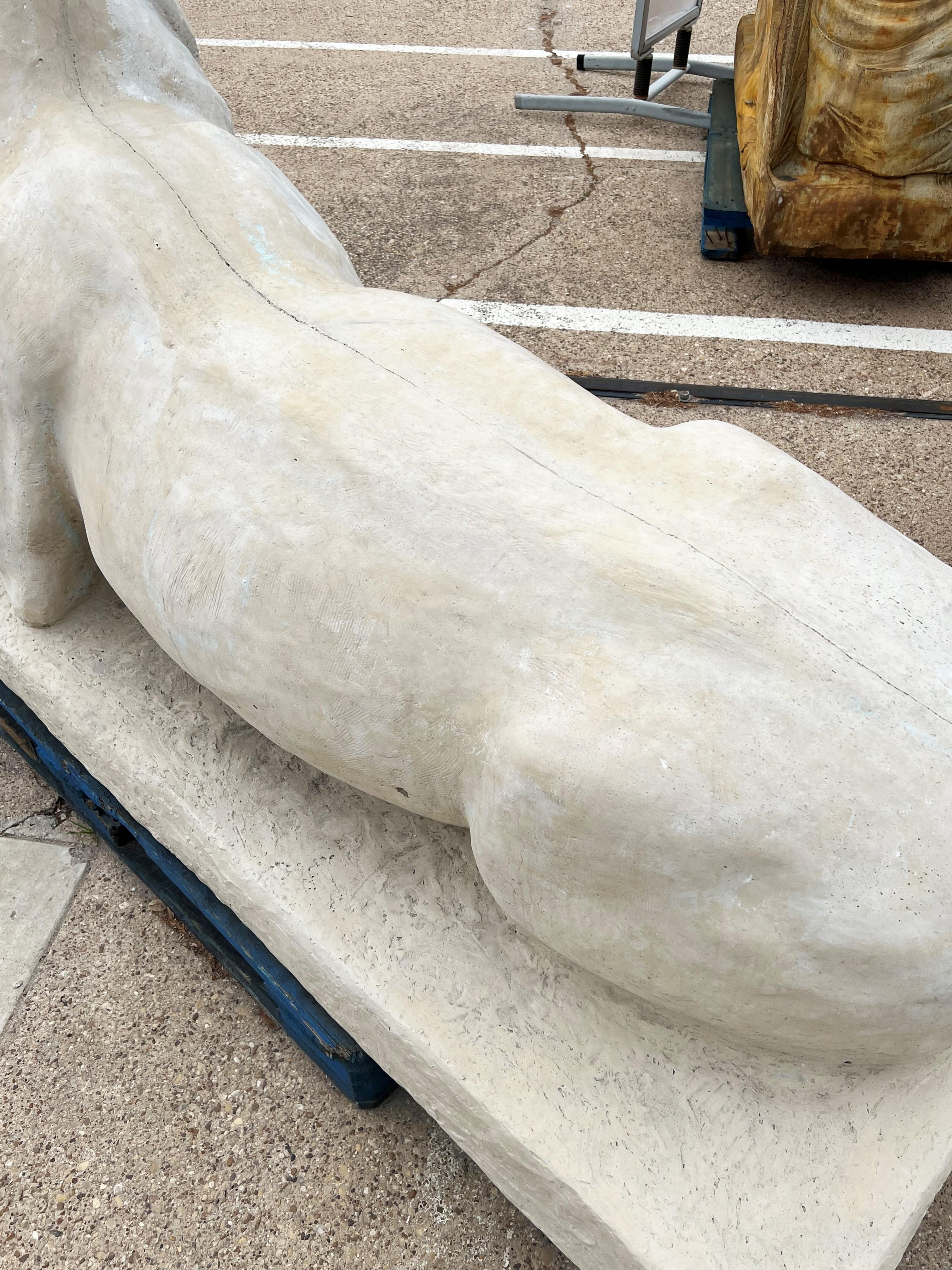 Monumental French Recumbent Garden Stag in Cast Stone at 1stDibs ...