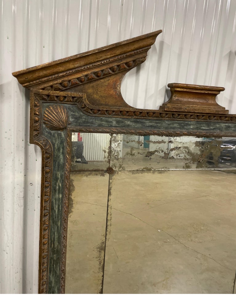 Monumental Georgian Broken Pediment Mirror by Dennis and Leen For Sale ...