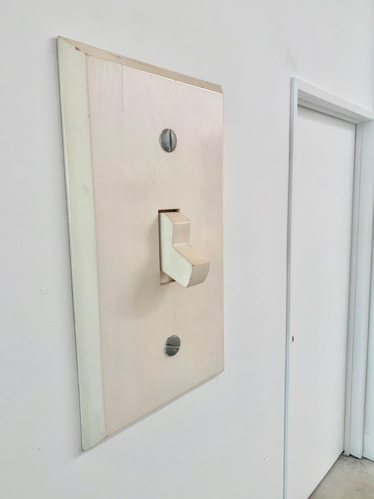 Monumental Handmade Wood Pop Art Light Switch at 1stDibs
