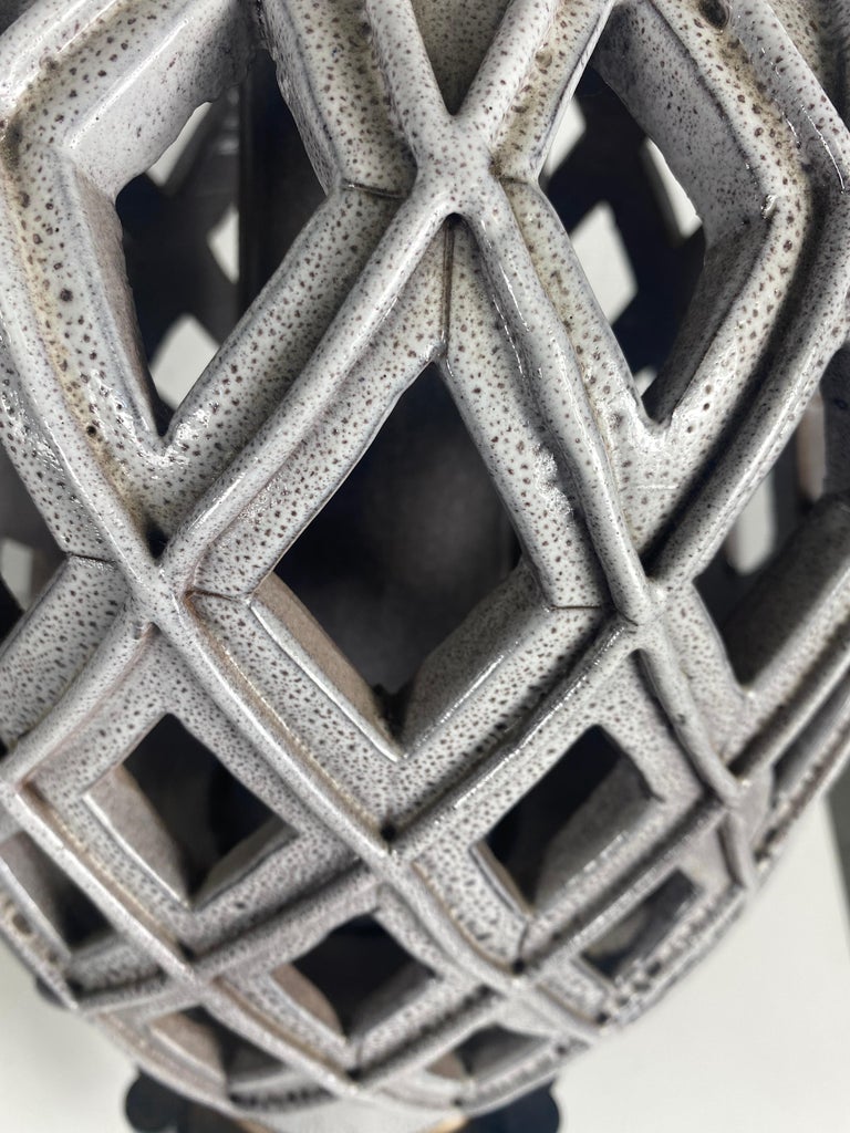Monumental Italian Ceramic Lamp by Marbro Lamp Company / Modernist For ...