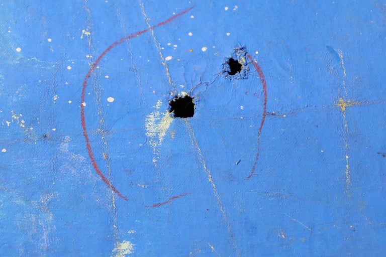 Monumental Josh Bayer Original Oil Painting on Canvas, "Done Sunset ...