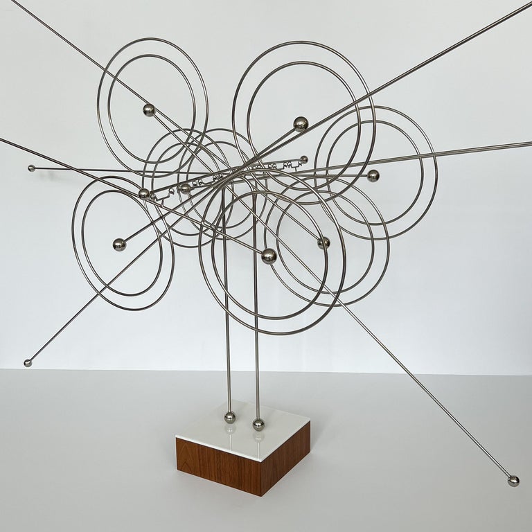 Monumental Kinetic Sculpture by Joseph Burlini, 1982 For Sale at 1stDibs