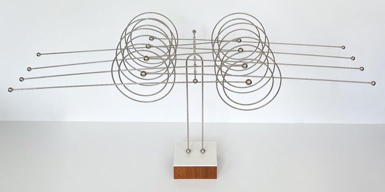 Monumental Kinetic Sculpture by Joseph Burlini, 1982 For Sale at 1stDibs