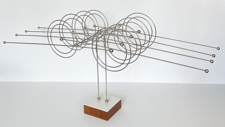 Monumental Kinetic Sculpture by Joseph Burlini, 1982 For Sale at 1stDibs