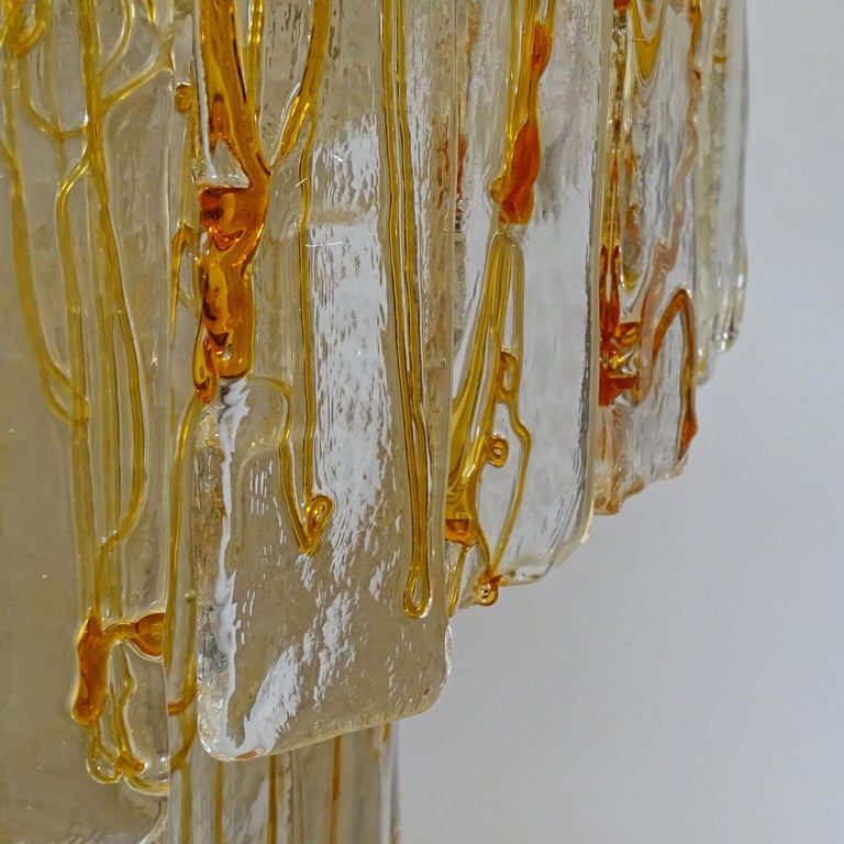 Monumental La Murrina 1970s Murano Glass Spiral Chandelier For Sale at ...
