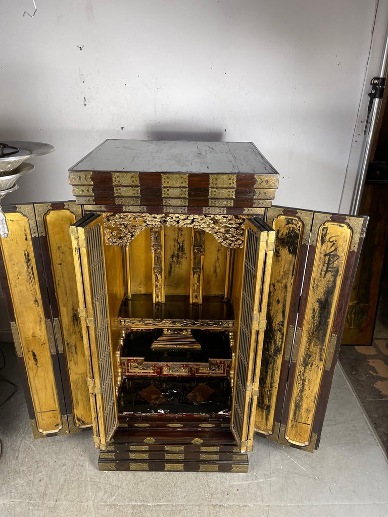 Monumental, Late 19th Century Butsudan, Buddhist Alter, Shrine For Sale ...