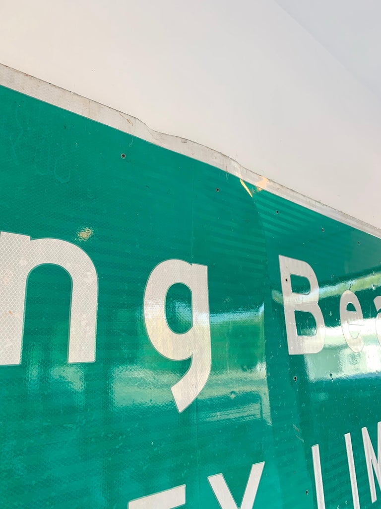 Monumental Long Beach Freeway Sign at 1stDibs