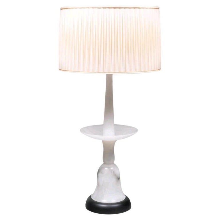 Monumental Marble Modernist Lamp For Sale at 1stDibs