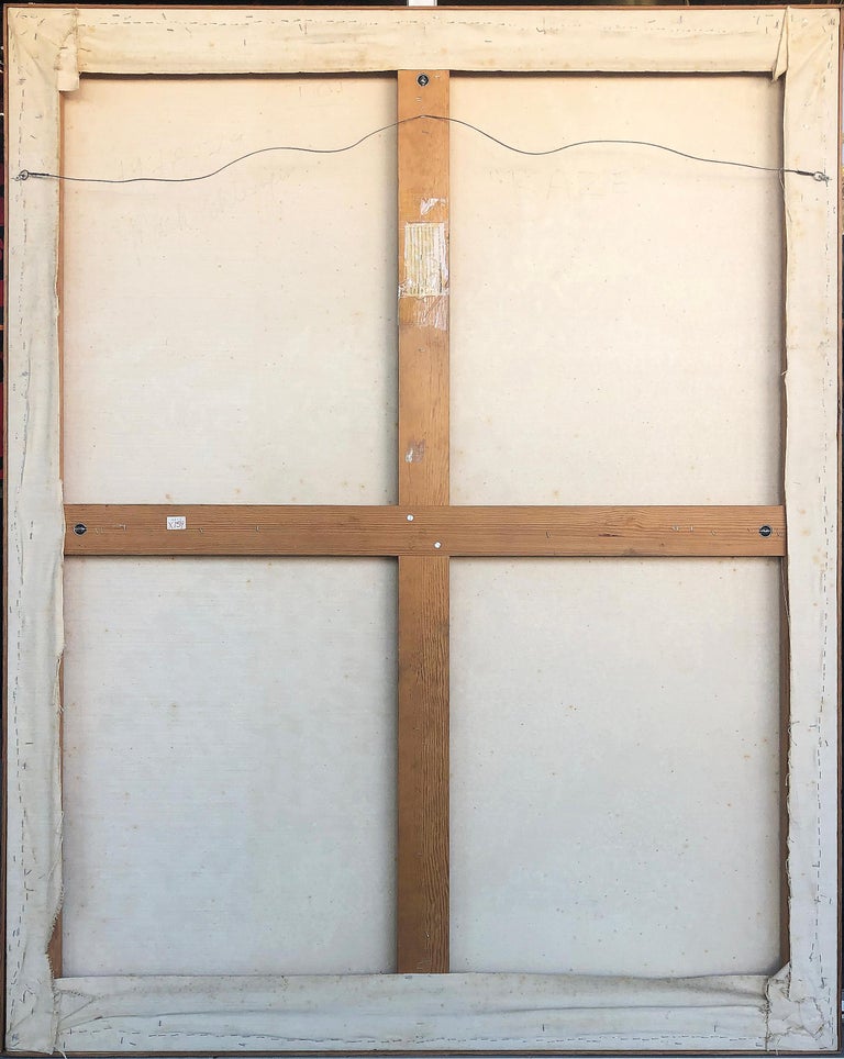 Monumental Mark Schlesinger Abstract Oil Painting, 1978 For Sale at 1stDibs