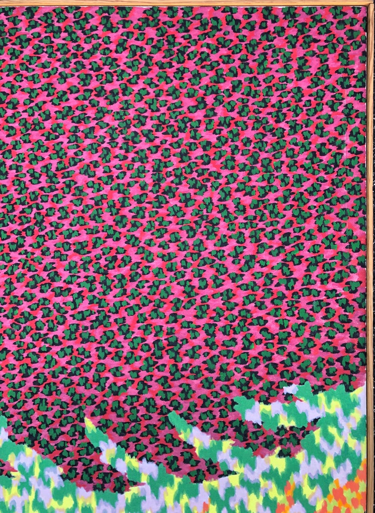 Monumental Mark Schlesinger Abstract Oil Painting, 1978 For Sale at 1stDibs