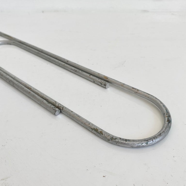 Monumental Metal Paper Clip For Sale at 1stDibs