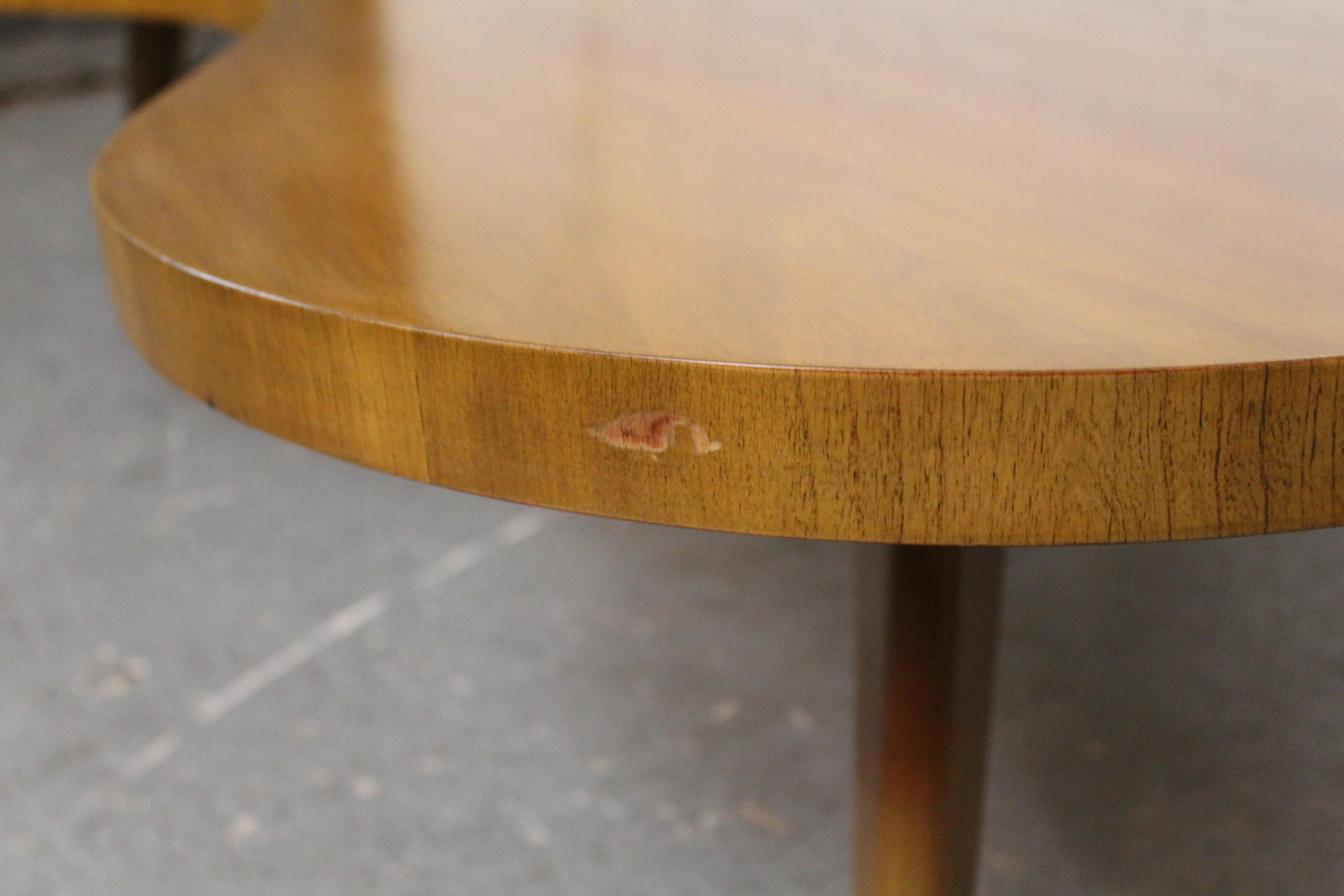 Monumental Mid-Century Amoeba Cloud Table by John Widdicomb For Sale at ...
