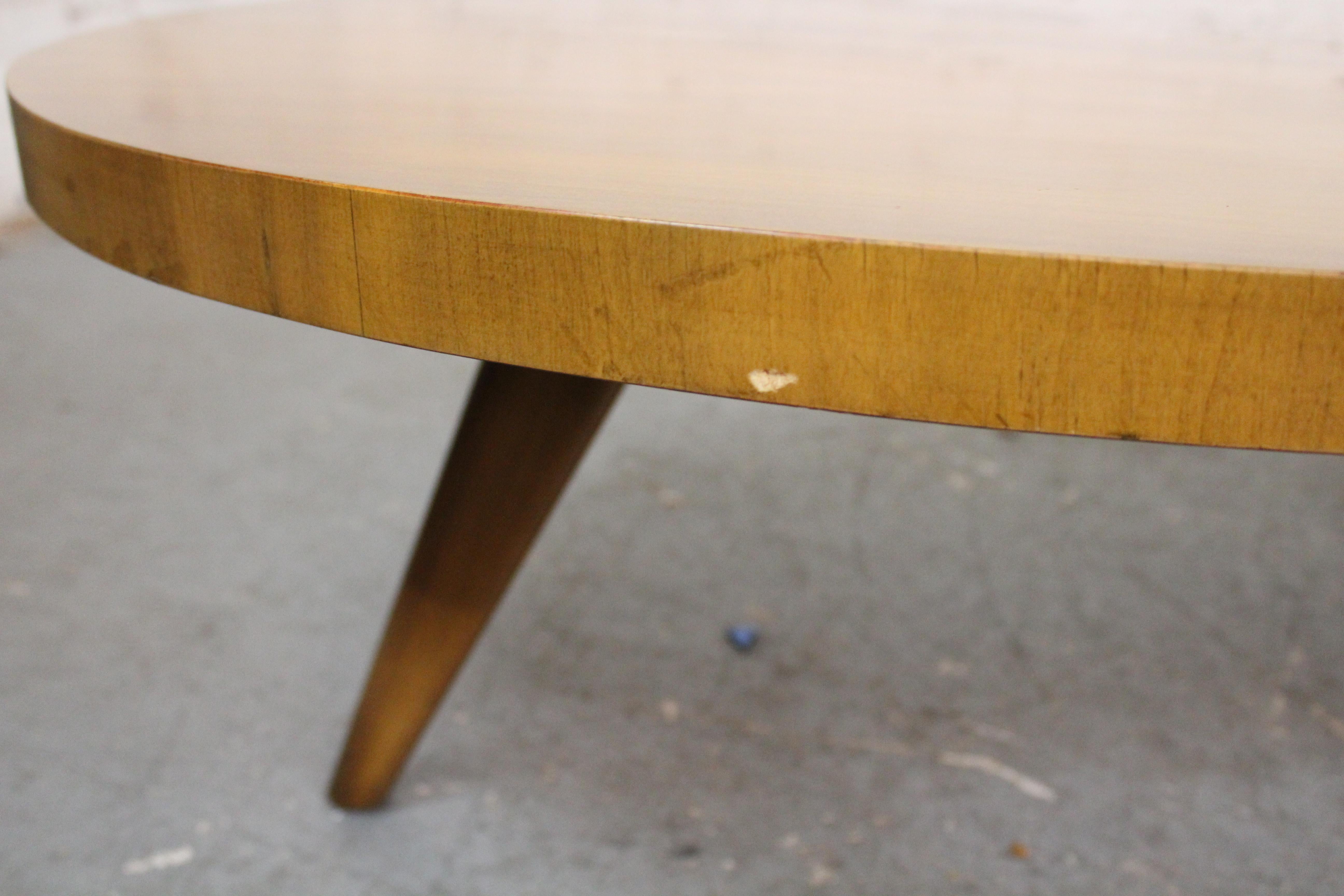 Monumental Mid-Century Amoeba Cloud Table by John Widdicomb For Sale at ...