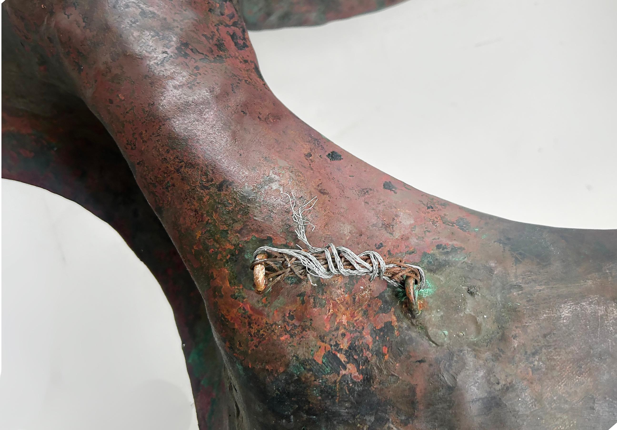 Monumental Mid-century Brutalist Copper Wall Sculpture, circa 1960s For ...