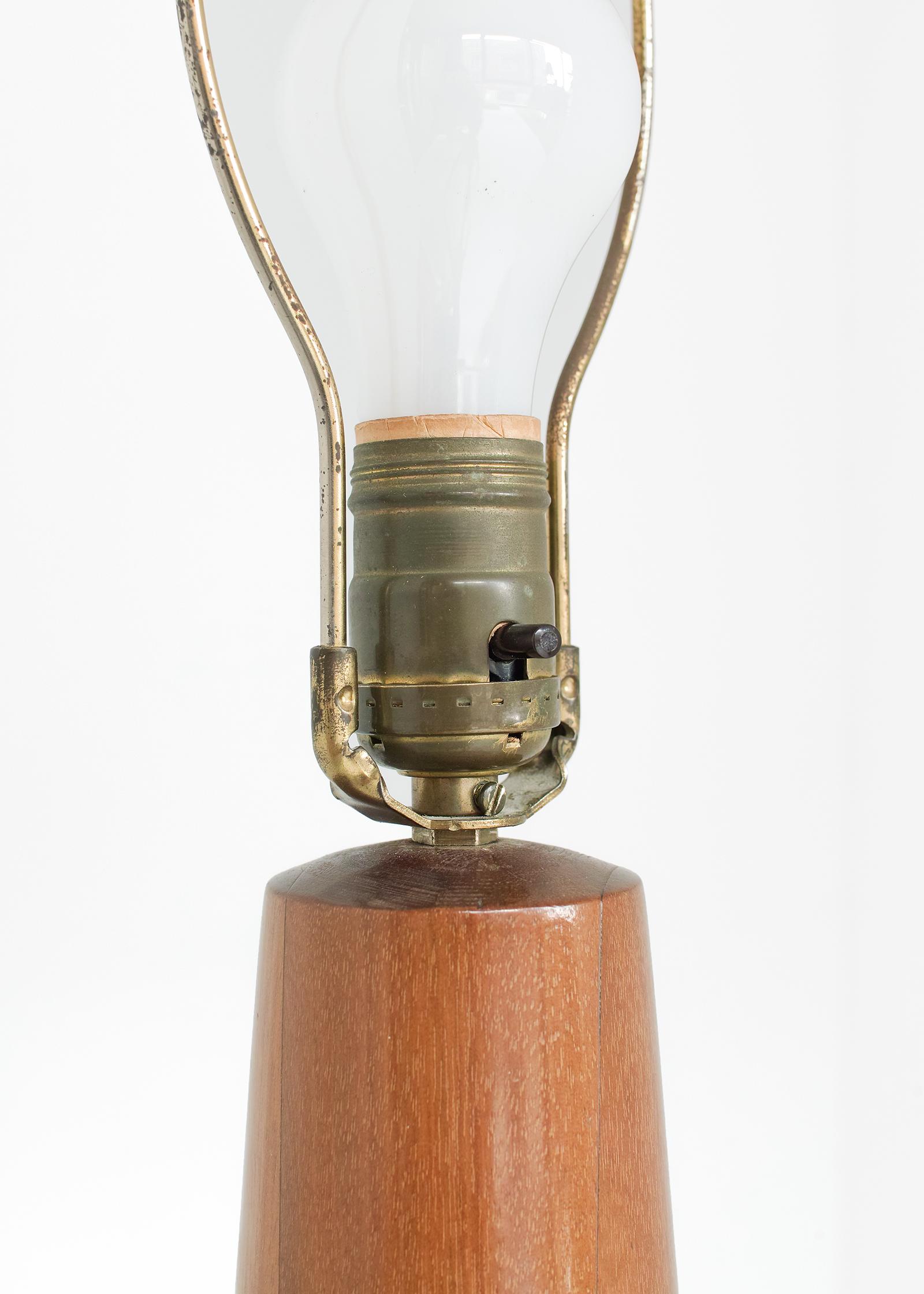 Monumental Midcentury Turned Wood Lamp at 1stDibs | turned wood lamps