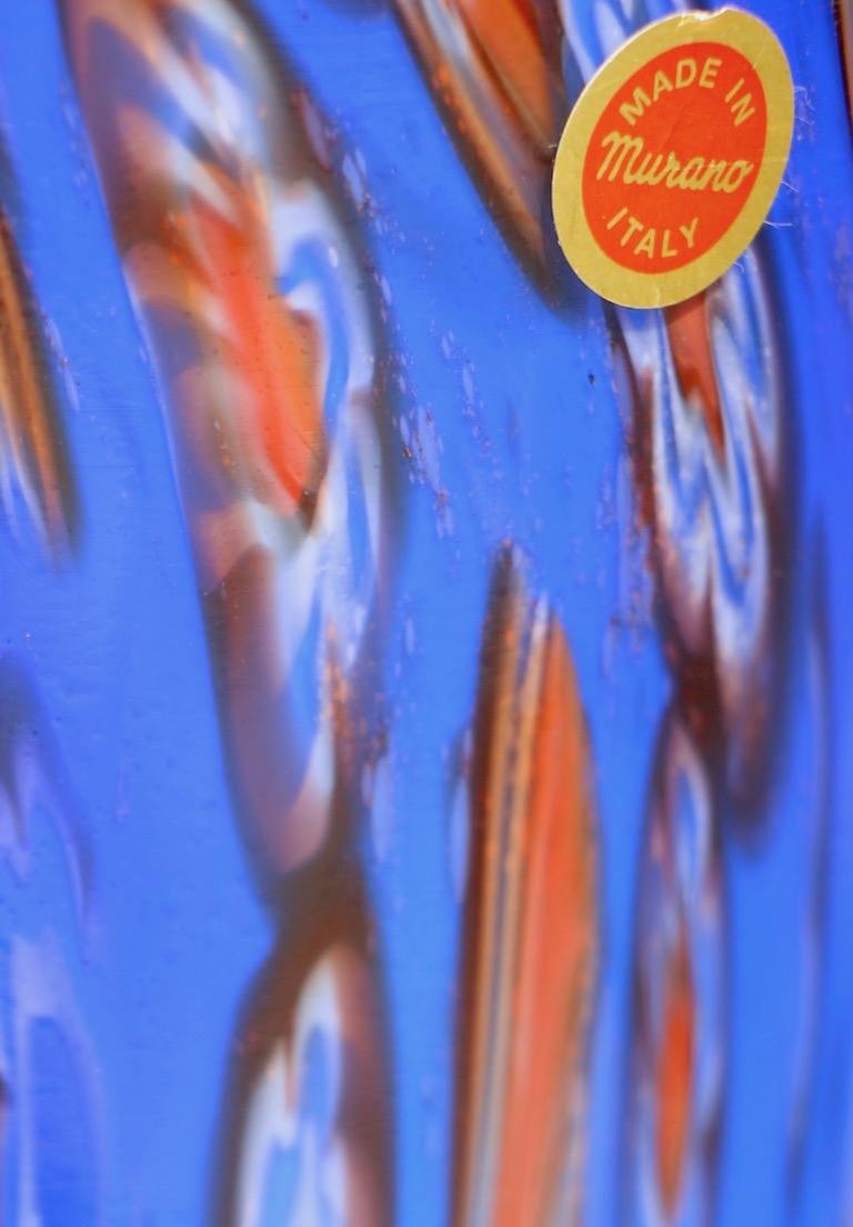 Monumental Murano Art Glass Vase For Sale at 1stDibs