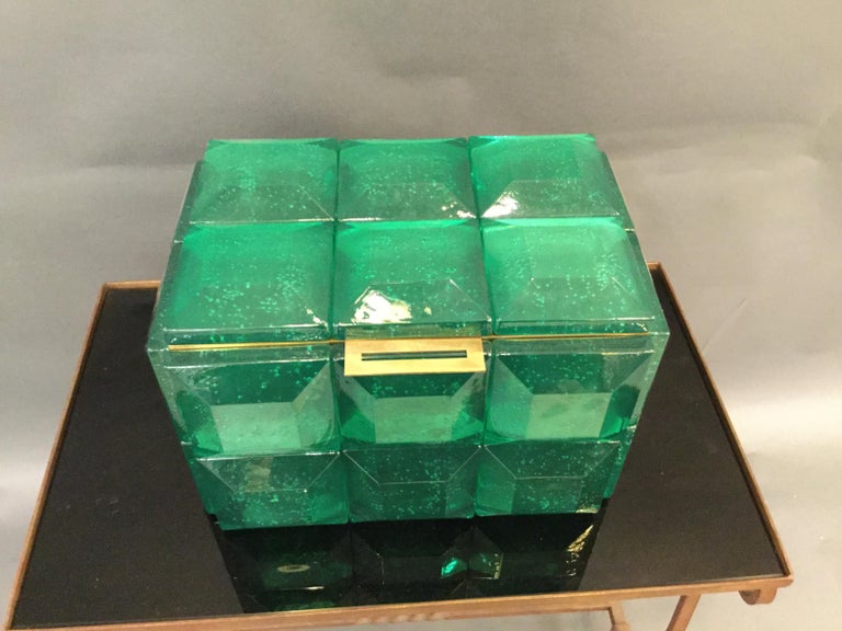 Monumental Murano Glass Box at 1stDibs
