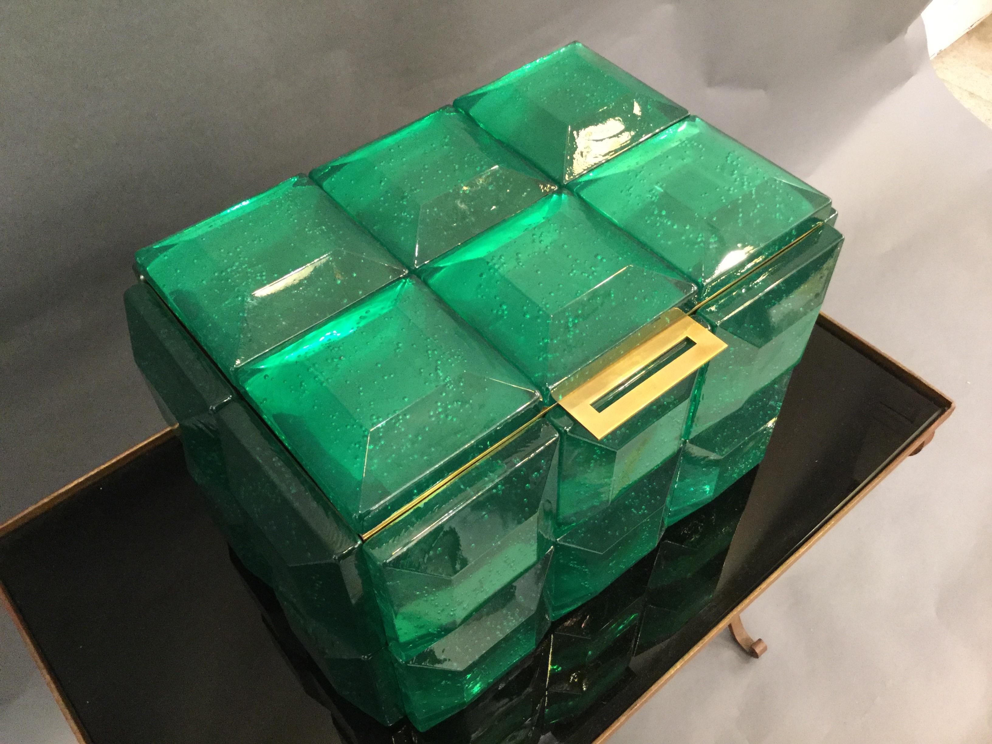 Monumental Murano Glass Box at 1stDibs