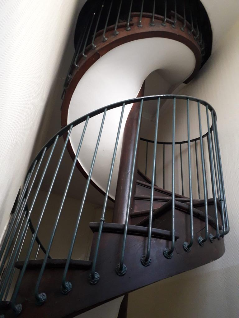 Monumental Oak Spiral Staircase With Massive Oak Trunk in One Piece ± ...