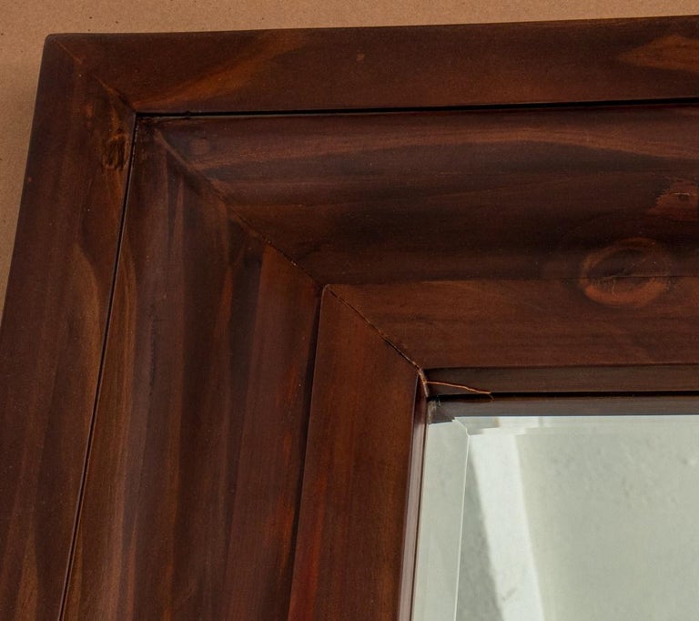 Monumental Ogee Style Wooden Mirror For Sale at 1stDibs