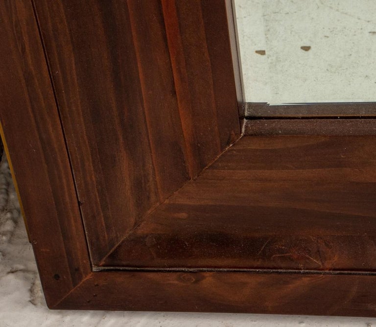 Monumental Ogee Style Wooden Mirror For Sale at 1stDibs