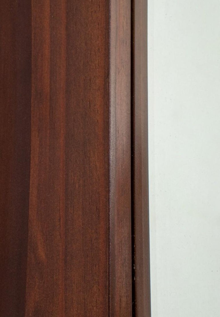 Monumental Ogee Style Wooden Mirror For Sale at 1stDibs