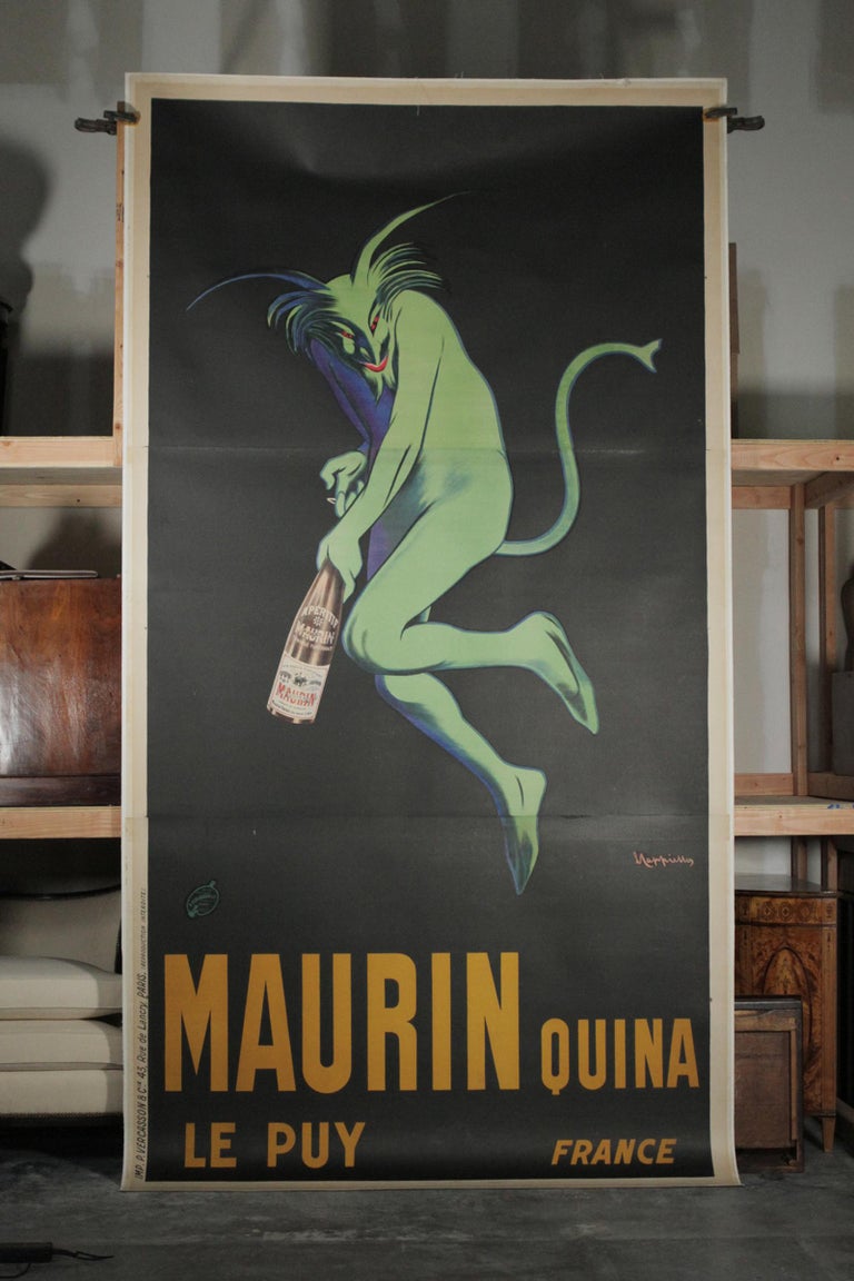 Monumental Original French Poster Maurin Quina Ley Puy For Sale at ...