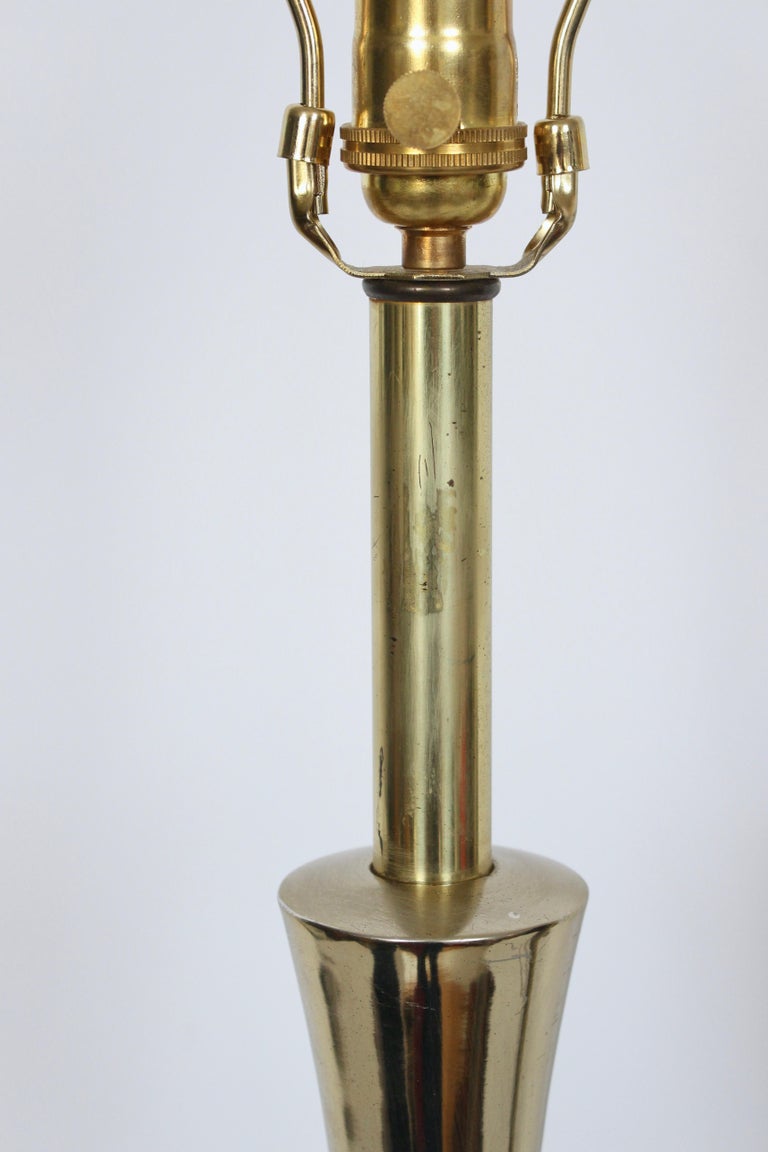 Monumental Pair Barr and Weiss for Laurel Lamp Co. Brutalist Brass ...
