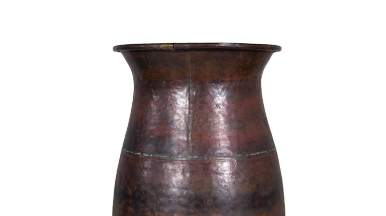 Monumental Pair of Copper Vessels For Sale at 1stDibs