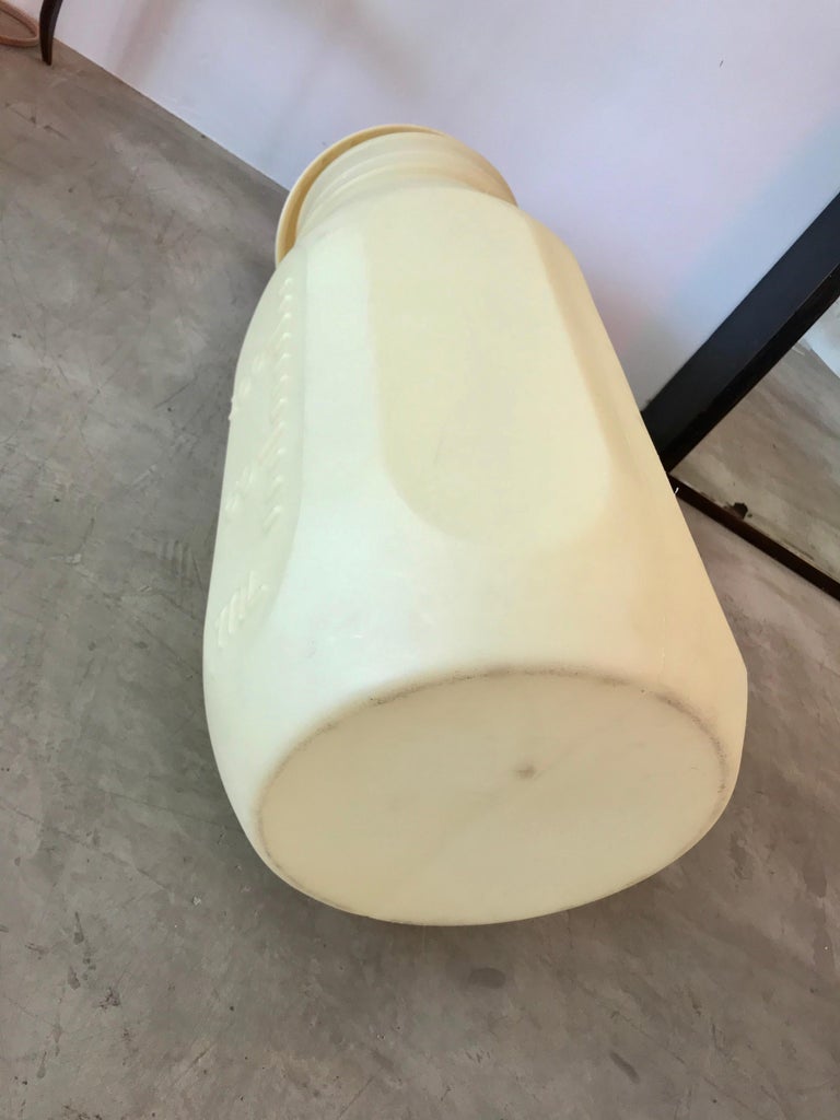 Monumental Pale Yellow Baby Bottle For Sale at 1stDibs