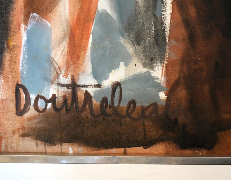 Monumental Pierre Doutreleau Oil Painting 'Studio 54' Nightlife Scene ...