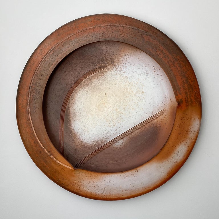 Monumental Pottery Wall Sculpture / Charger by Neil Tetkowski at 1stDibs