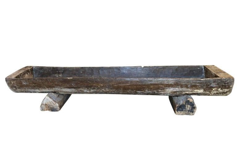 Monumental Primitive Spanish Trough For Sale at 1stdibs