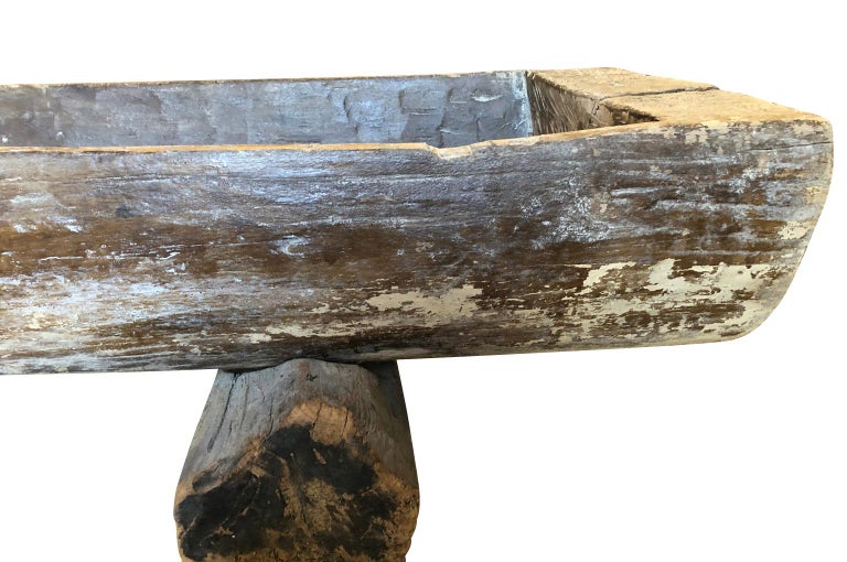 Monumental Primitive Spanish Trough For Sale at 1stdibs