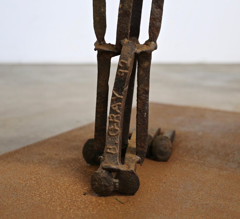 Monumental Railroad Spike Sculpture by Bruce Gray, 1992 For Sale at 1stDibs