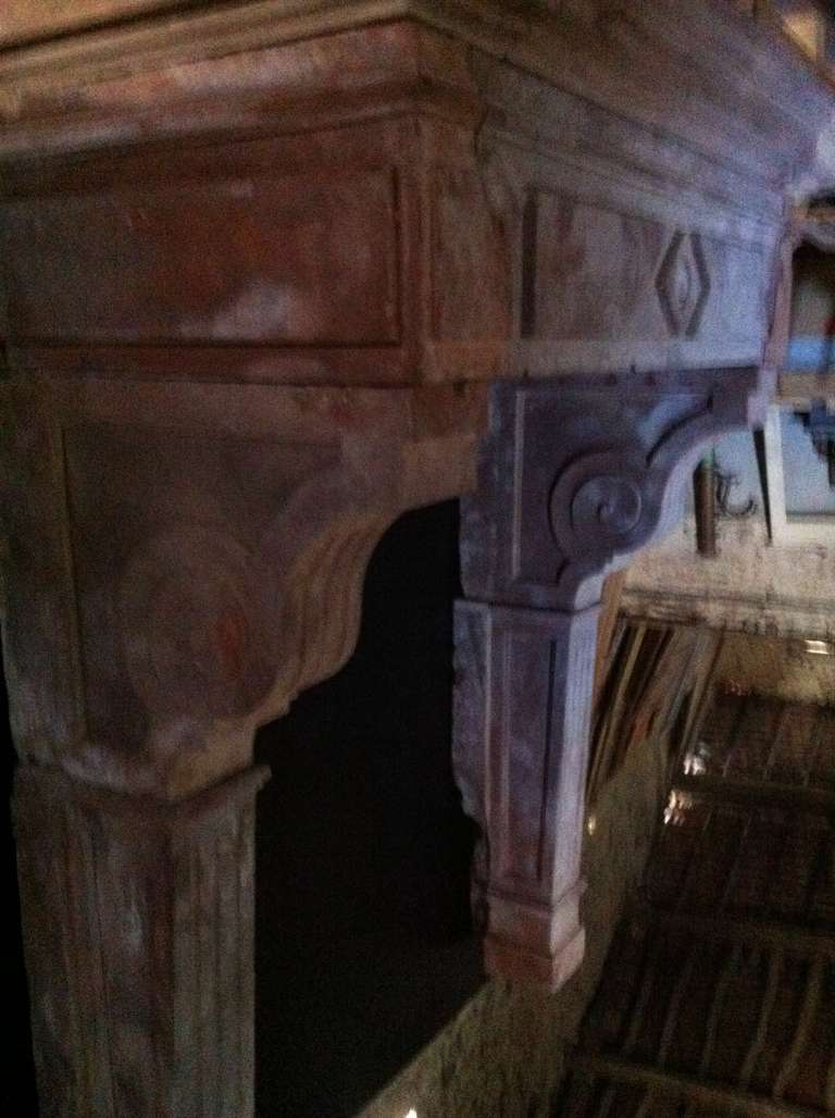 Monumental Renaissance Style Fireplace in Sandstone, France, circa ...