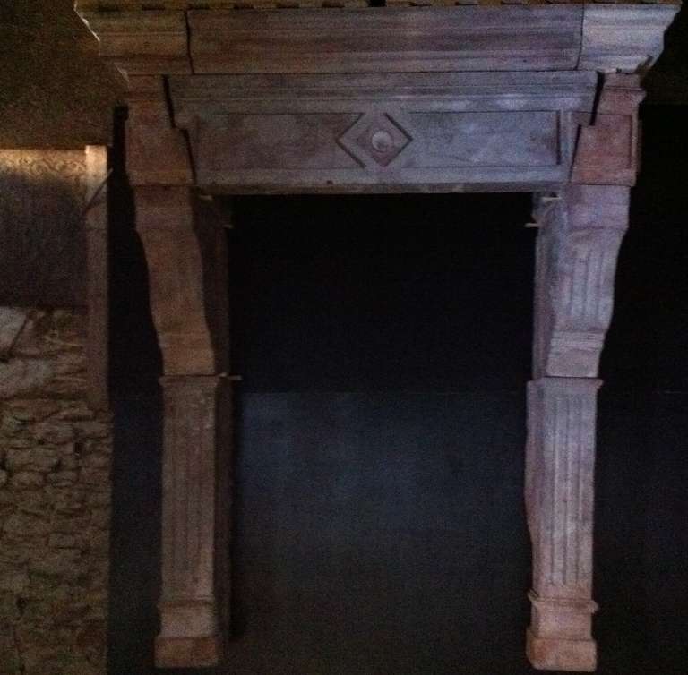 Monumental Renaissance Style Fireplace in Sandstone, France, circa ...