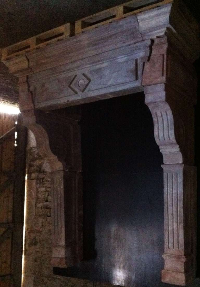 Monumental Renaissance Style Fireplace in Sandstone, France, circa ...